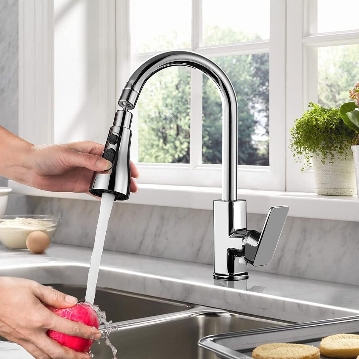 Flexible Faucet Tap Extender – Kitchen Sink Accessory for Improved ...